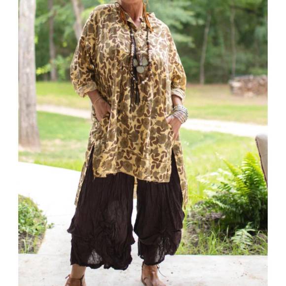 Jaded Gypsy | Tops | New Jaded Gypsy Carry Your Love Tunic In Olive ...